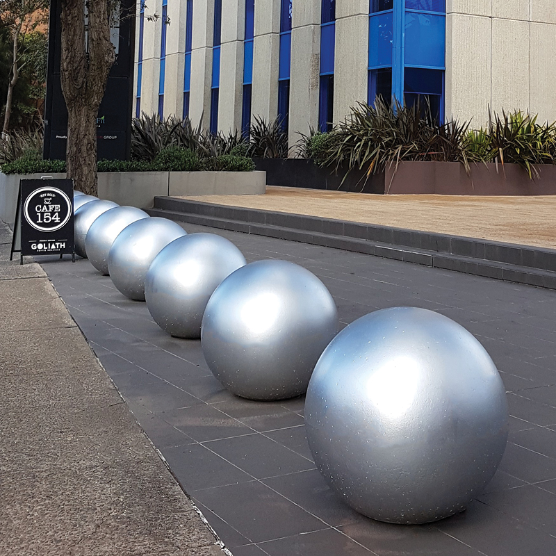 Concrete Sphere Bollard