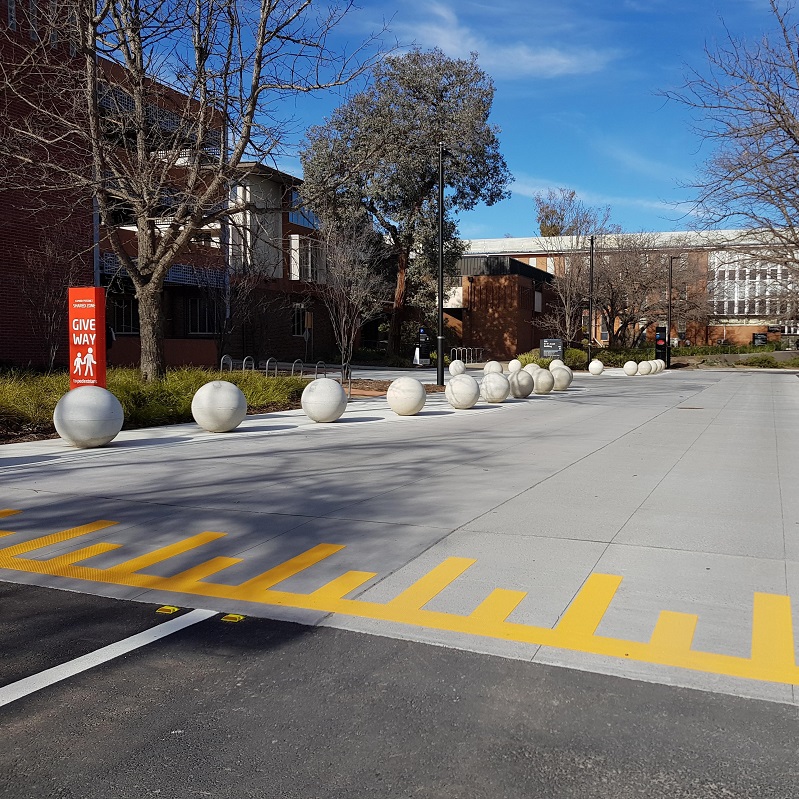 Concrete Sphere Bollard