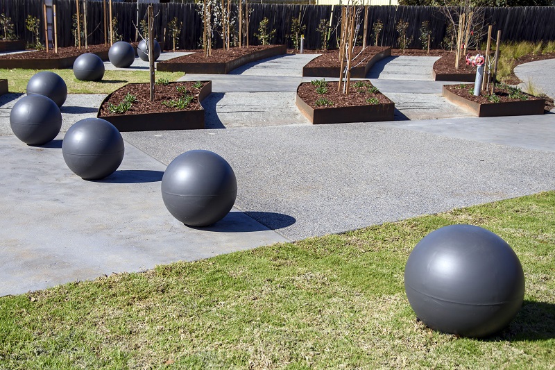 Concrete Sphere Bollard