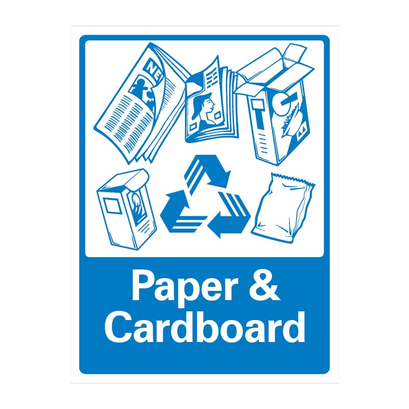 Cardboard Recycling Sign Waste Recycling Safety Signs Signage Enfield ... Cardboard Recycling Sign Waste Recycling Safety Signs Signage Enfield ...
