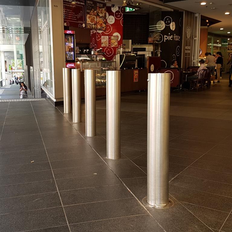 90mm Stainless Steel Fixed Bollards - In Ground