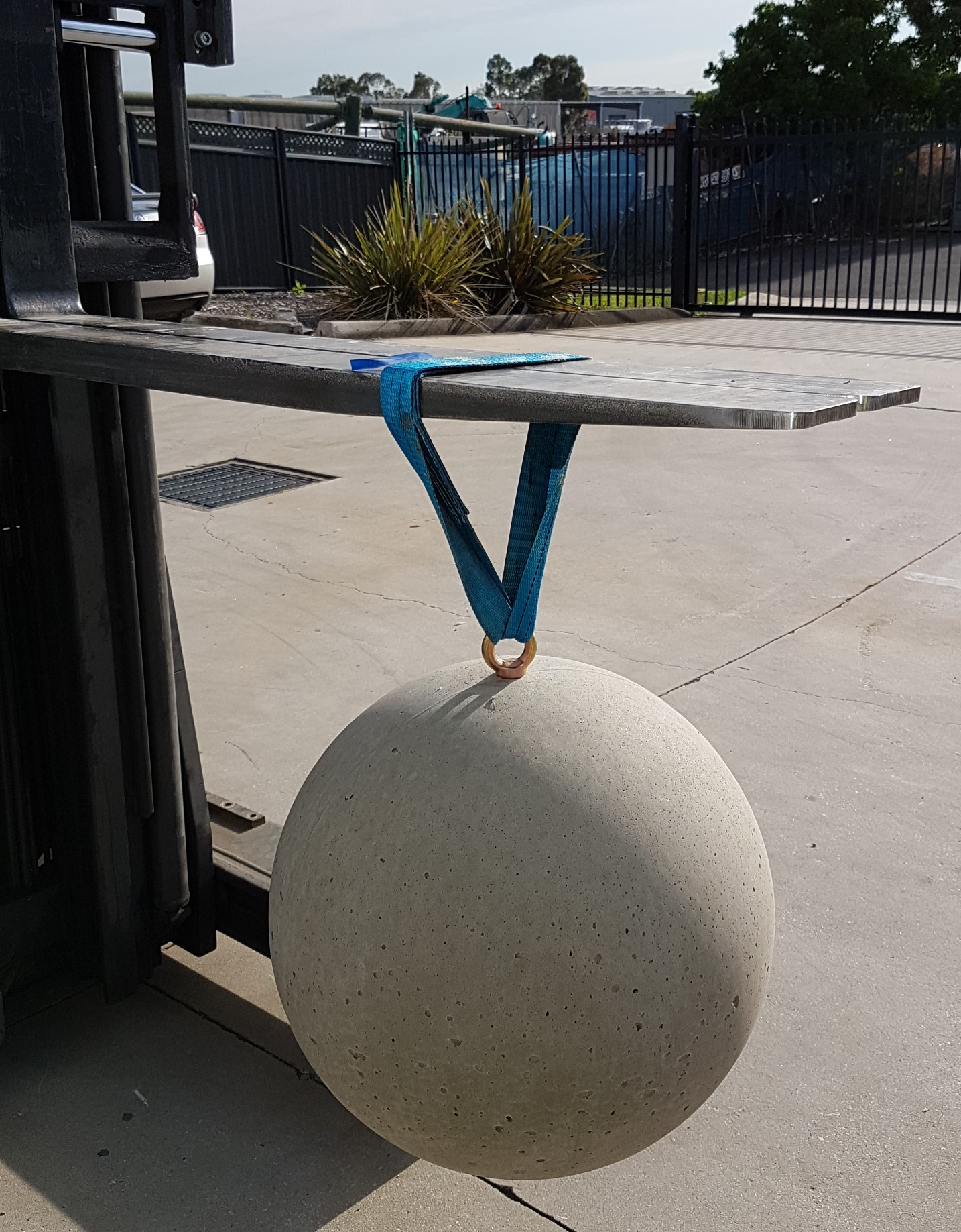 Concrete Sphere Bollard
