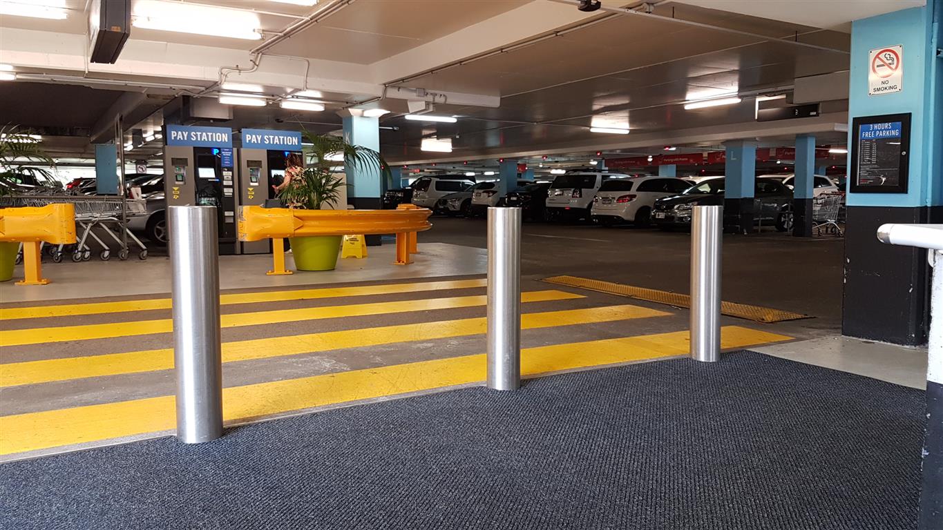 90mm Stainless Steel Fixed Bollards - In Ground