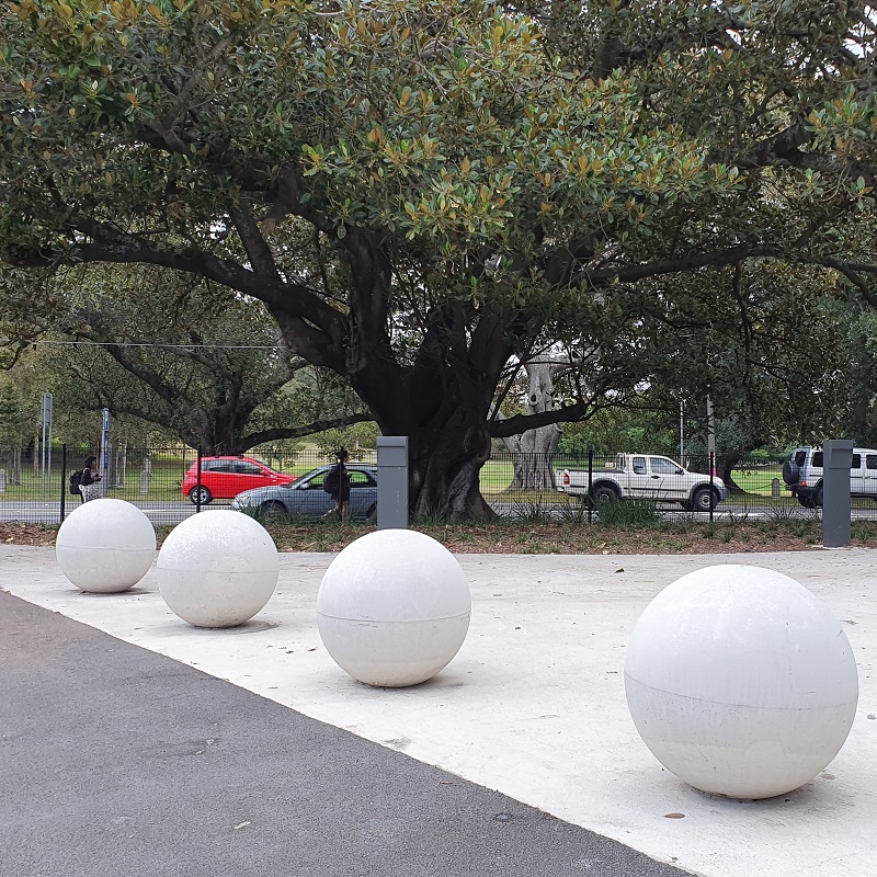 Concrete Sphere Bollard